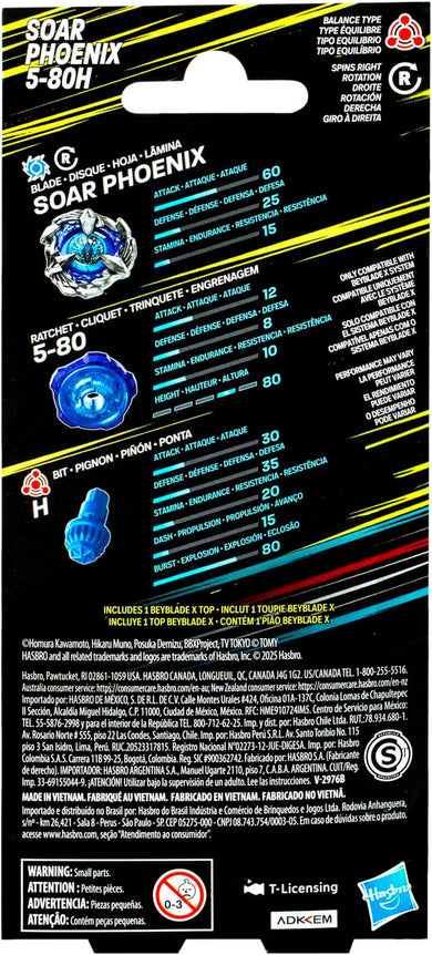 Beyblade X Soar Phoenix 5-80H Hasbro